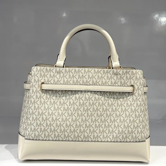 Michael Kors | Bags | Michael Kors Reed Large Belted Satchel Shoulder ...